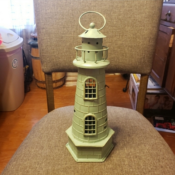 Accents | Nwot Rustic Lighthouse Tea Light Candle Holder | Poshmark
